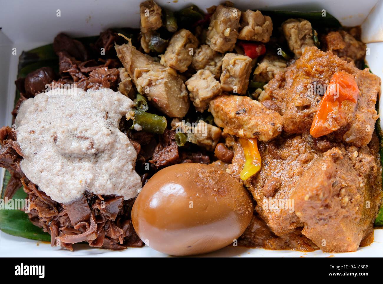 Gudeg is Indonesian traditional food from Yogyakarta made from young ...