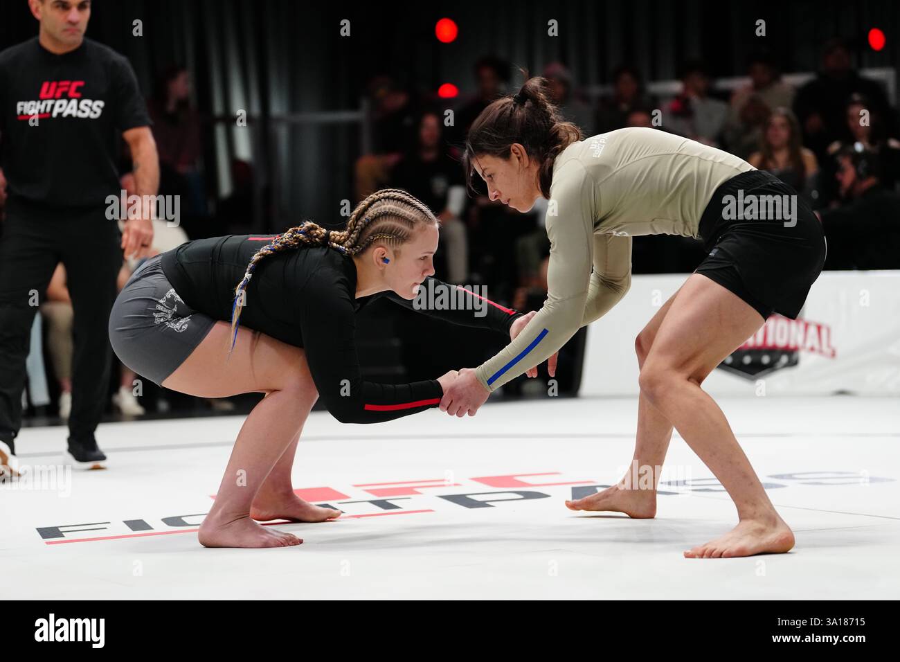 LAS VEGAS, NV - MARCH 6: Elisabeth Clay and Brianna Ste-Marie meet on ...