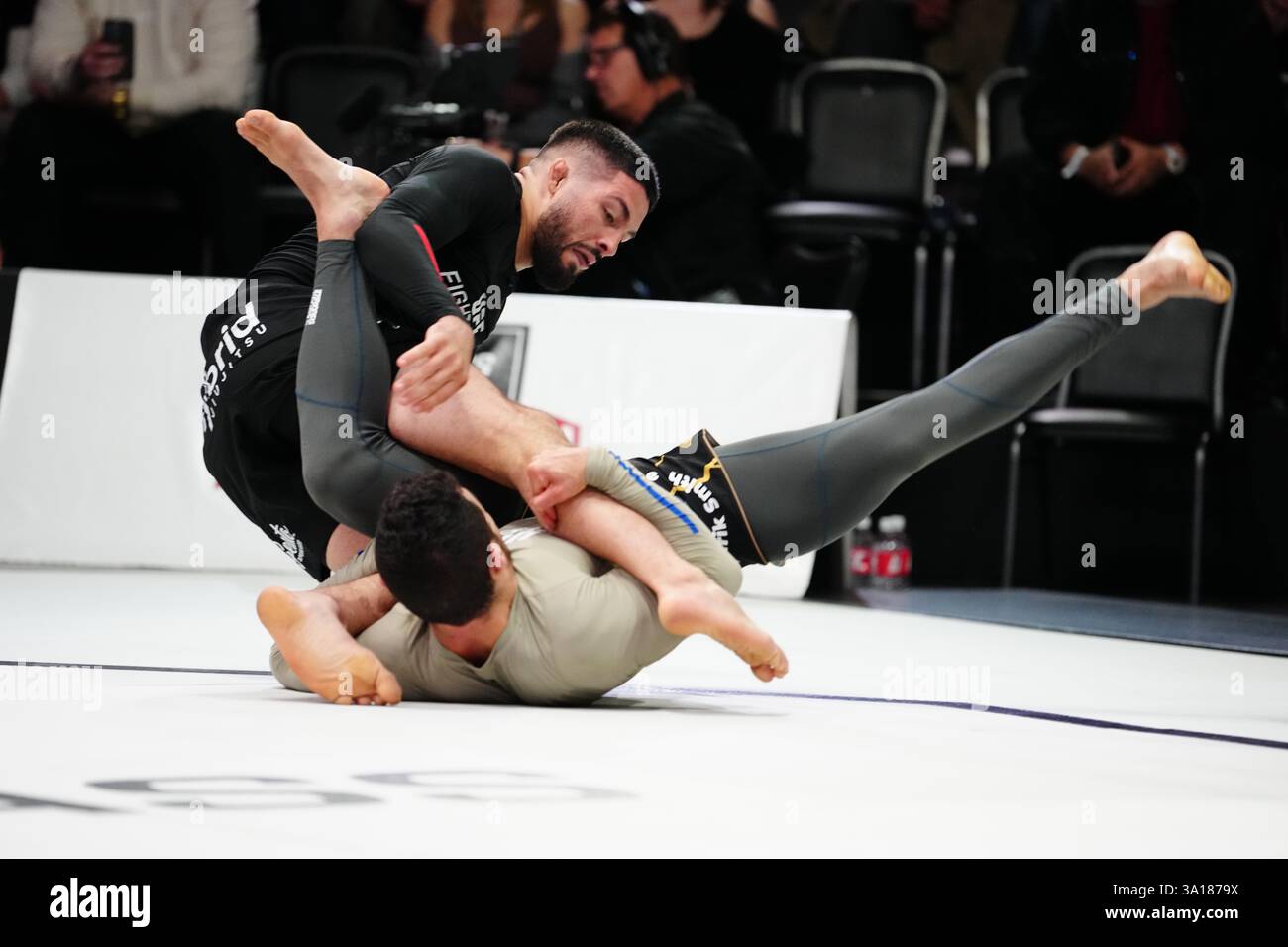 LAS VEGAS, NV - MARCH 6: Renato Canuto and Olivere Taza meet on the mat ...