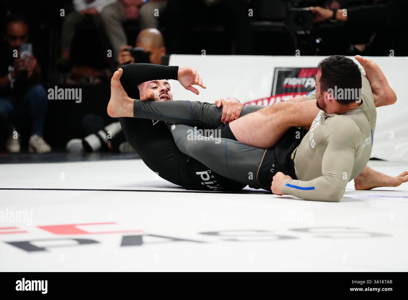 LAS VEGAS, NV - MARCH 6: Renato Canuto and Olivere Taza meet on the mat ...