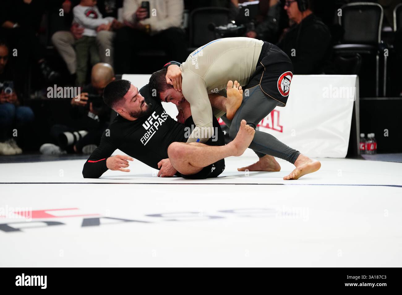 LAS VEGAS, NV - MARCH 6: Renato Canuto and Olivere Taza meet on the mat ...
