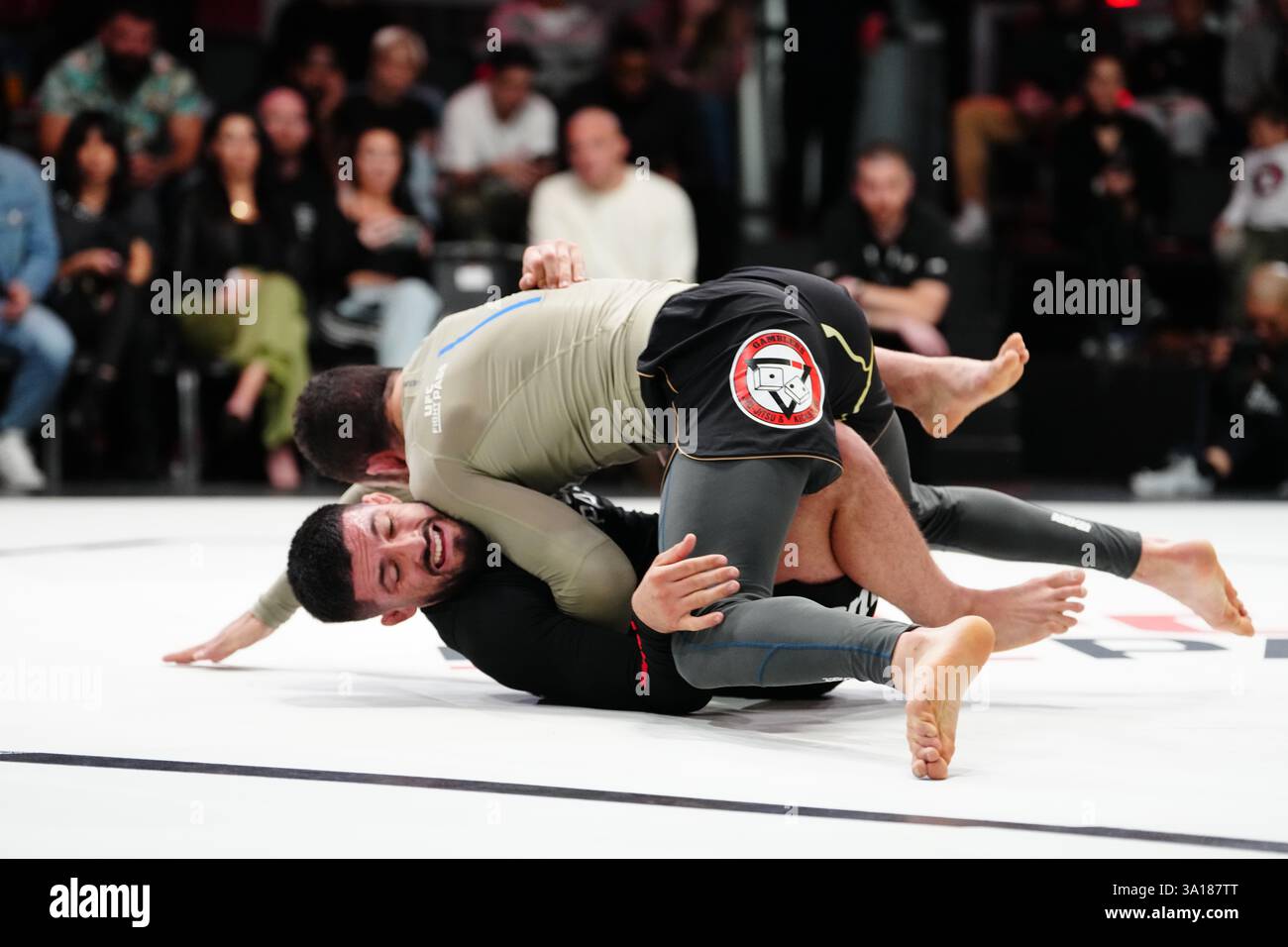LAS VEGAS, NV - MARCH 6: Renato Canuto and Olivere Taza meet on the mat ...