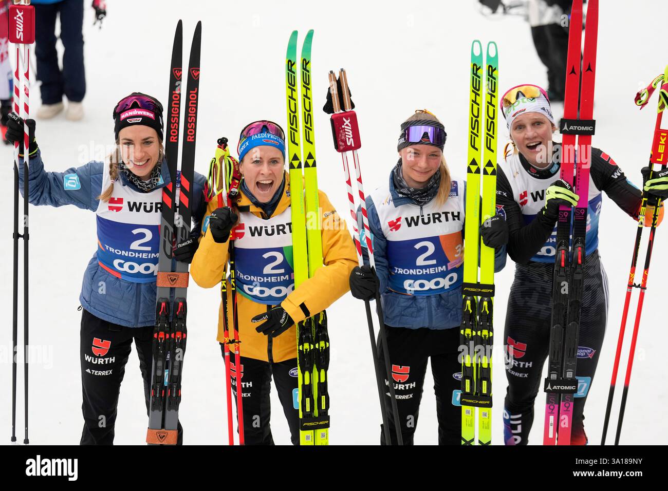 Pia Fink, Katharina Hennig, Helen Hoffmann, Victoria Carl, of Germany ...
