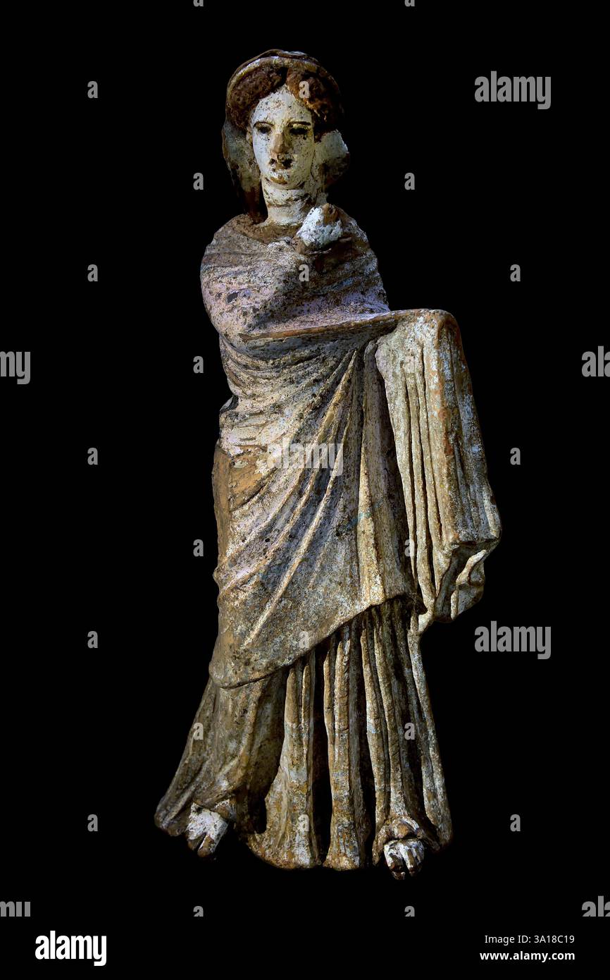 Terracotta Female Figurine, Hellenistic Period, Greek, Greece ...