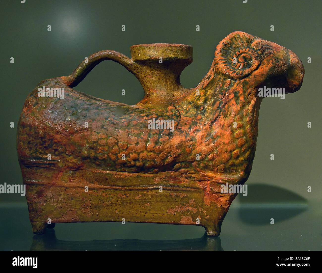 Plastic Vase in the Shape of a Ram, Early Roman Imperial Period (1st ...