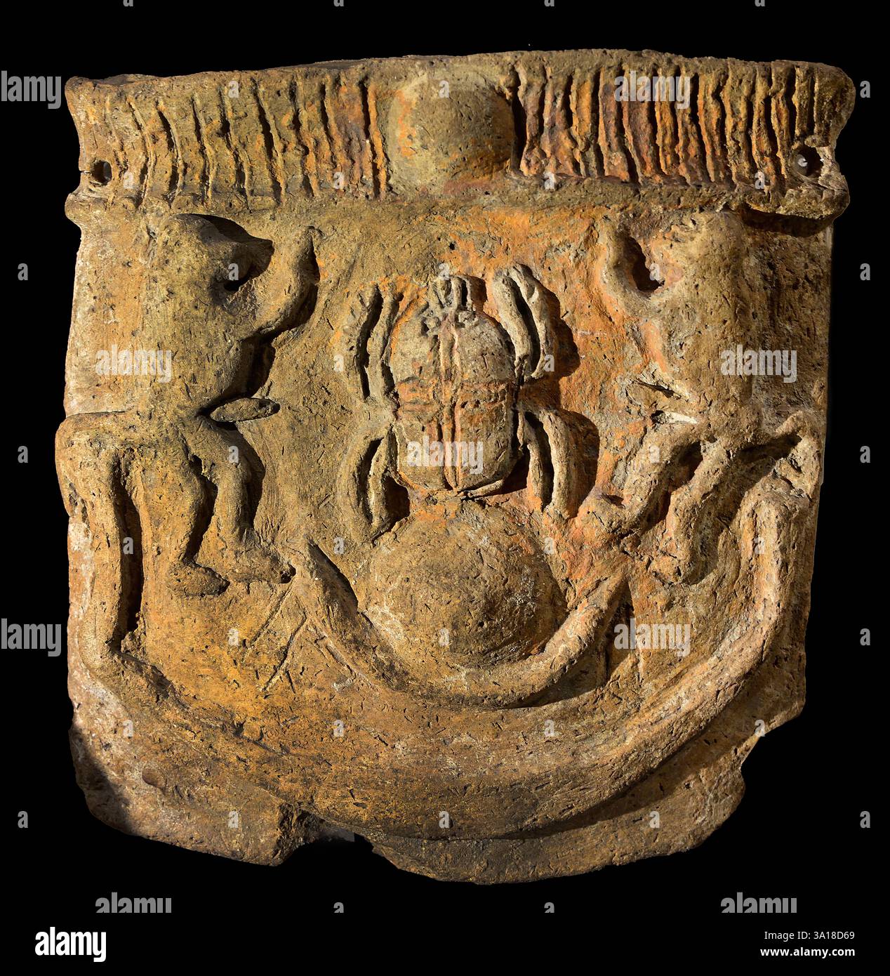 Pectoral with representations of the Sun God, Egypt, Greco-Roman period ...