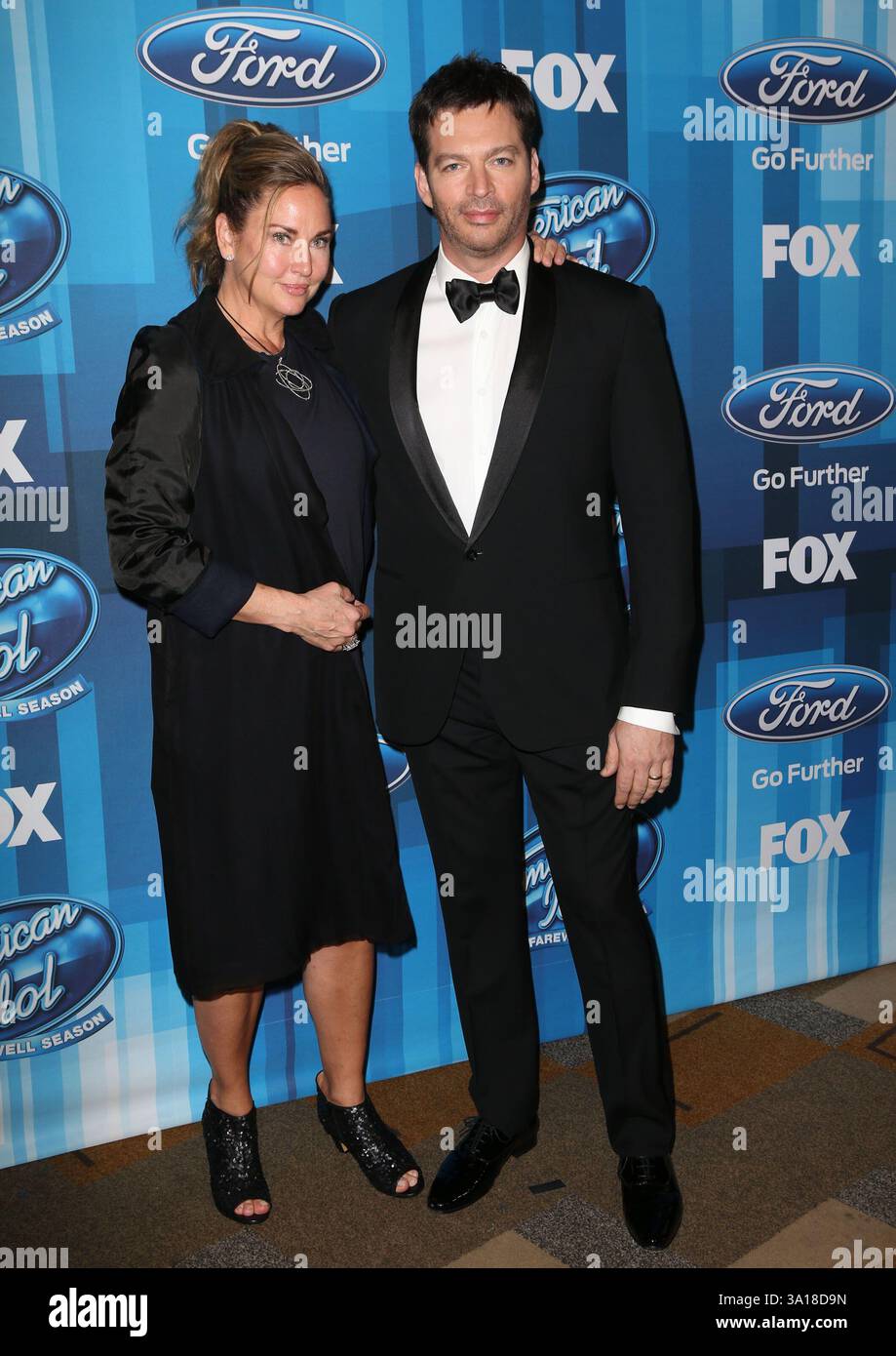 (L-R) Jill Goodacre and recording artist Harry Connick, Jr. arriving at ...