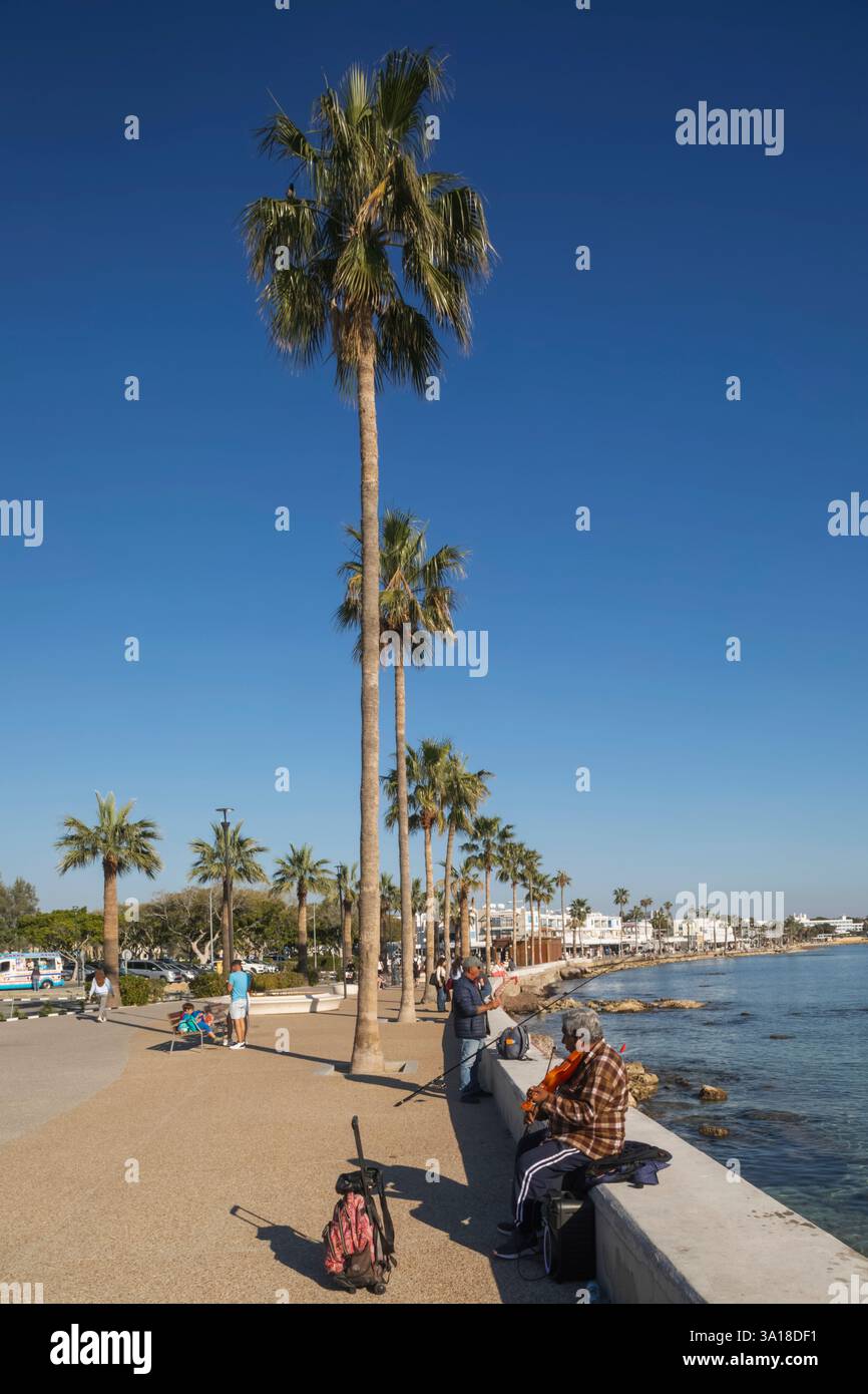 Cyprus, Paphos, Paphos Harbour, Waterfront Stock Photo - Alamy