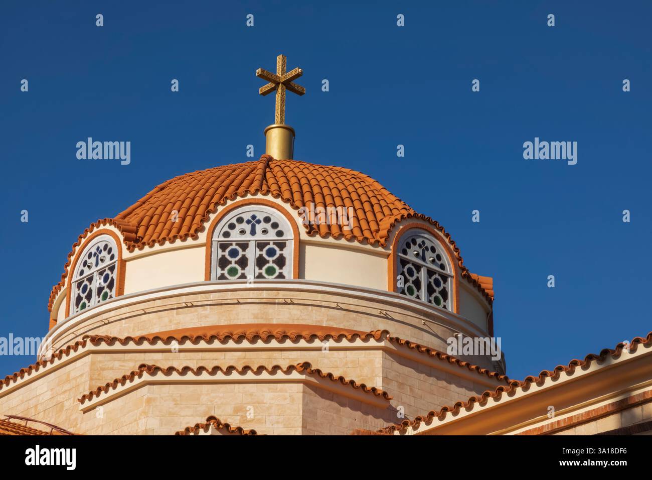 Cyprus, Paphos, Paphos Town, Saint Varnava Orthodox Church Stock Photo ...