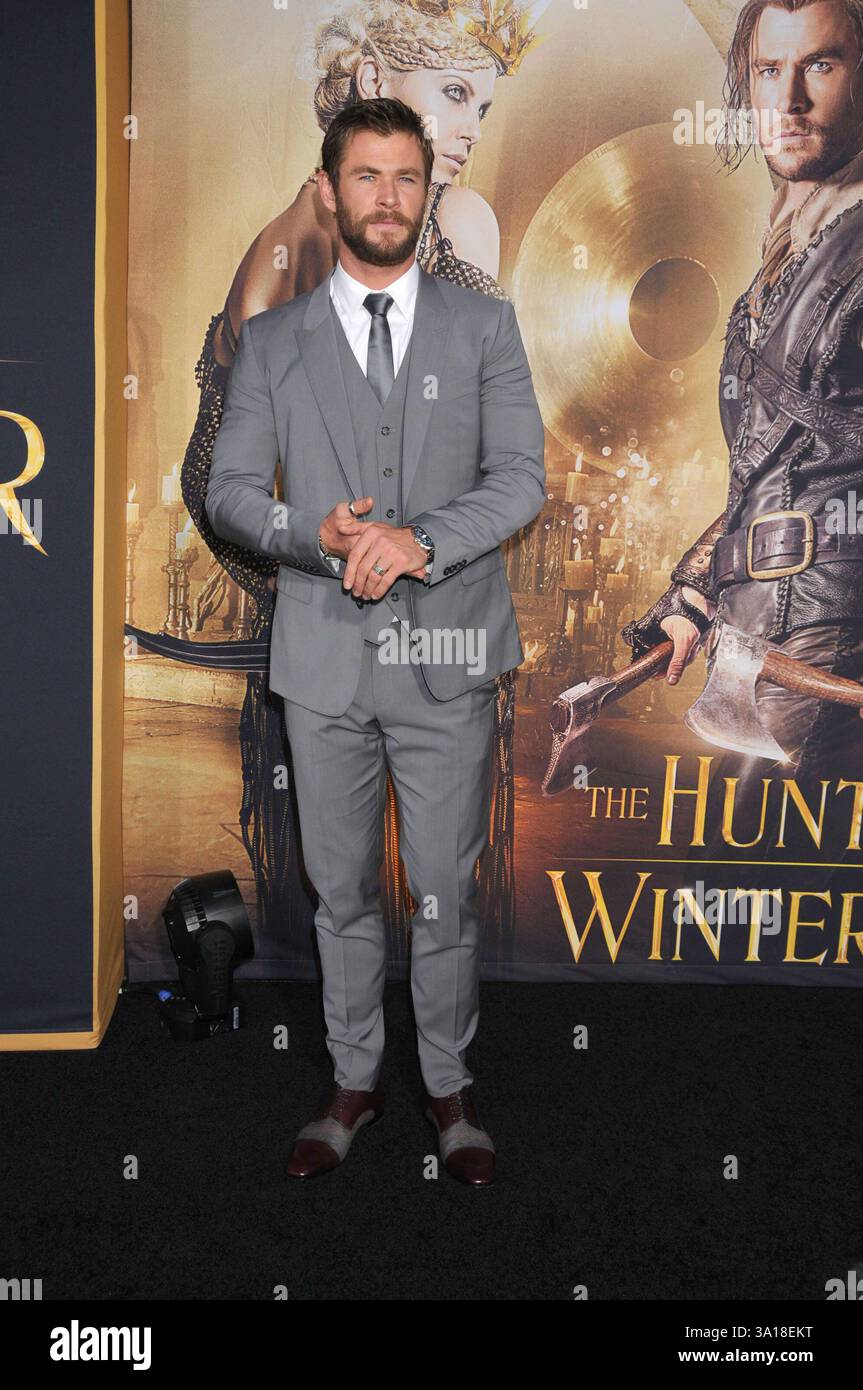Chris Hemsworth at The Huntman: Winter's War" Premiere held at the ...