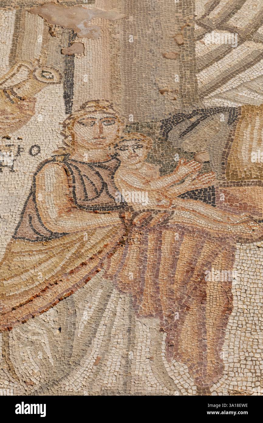 Cyprus, Paphos, Nea Pafos Archaeological Site, House of Theseus, Roman ...