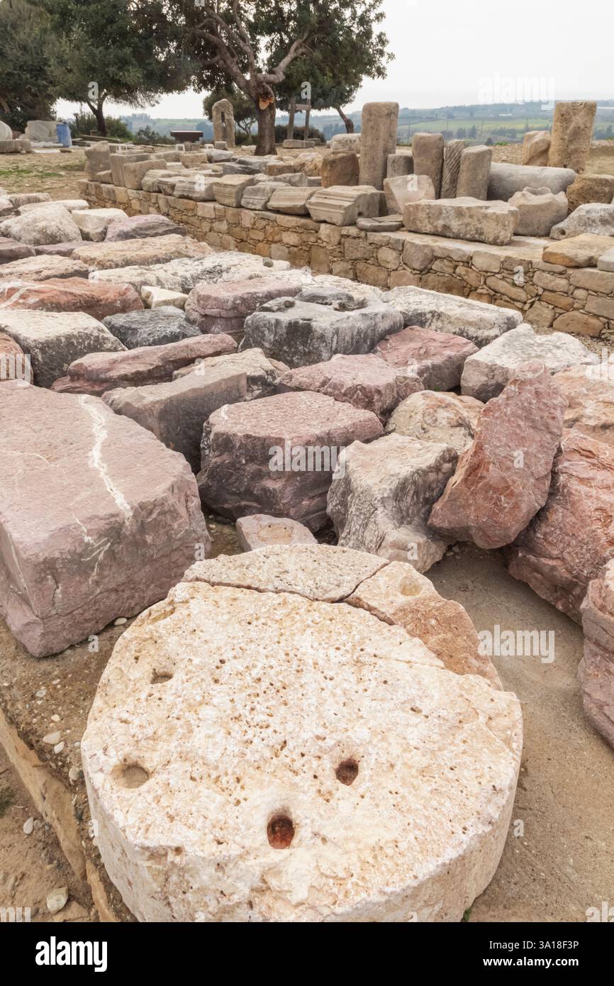 Cyprus, Paphos, Kouklia, Palaepafos, Aphrodite's Sanctuary and Museum ...