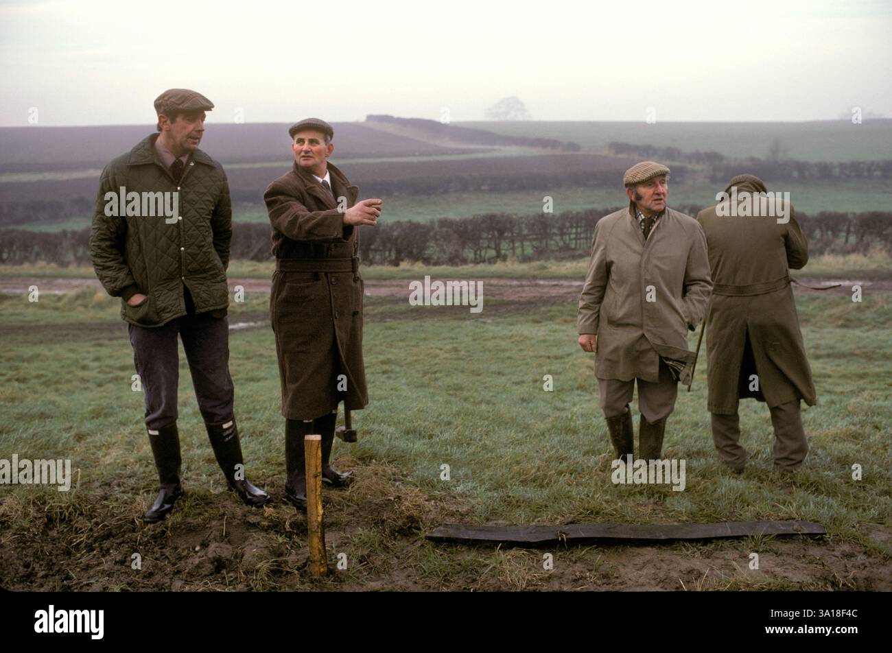 Laxton Jury Day and Court Leet. Farmers and local men who are jurymen ...