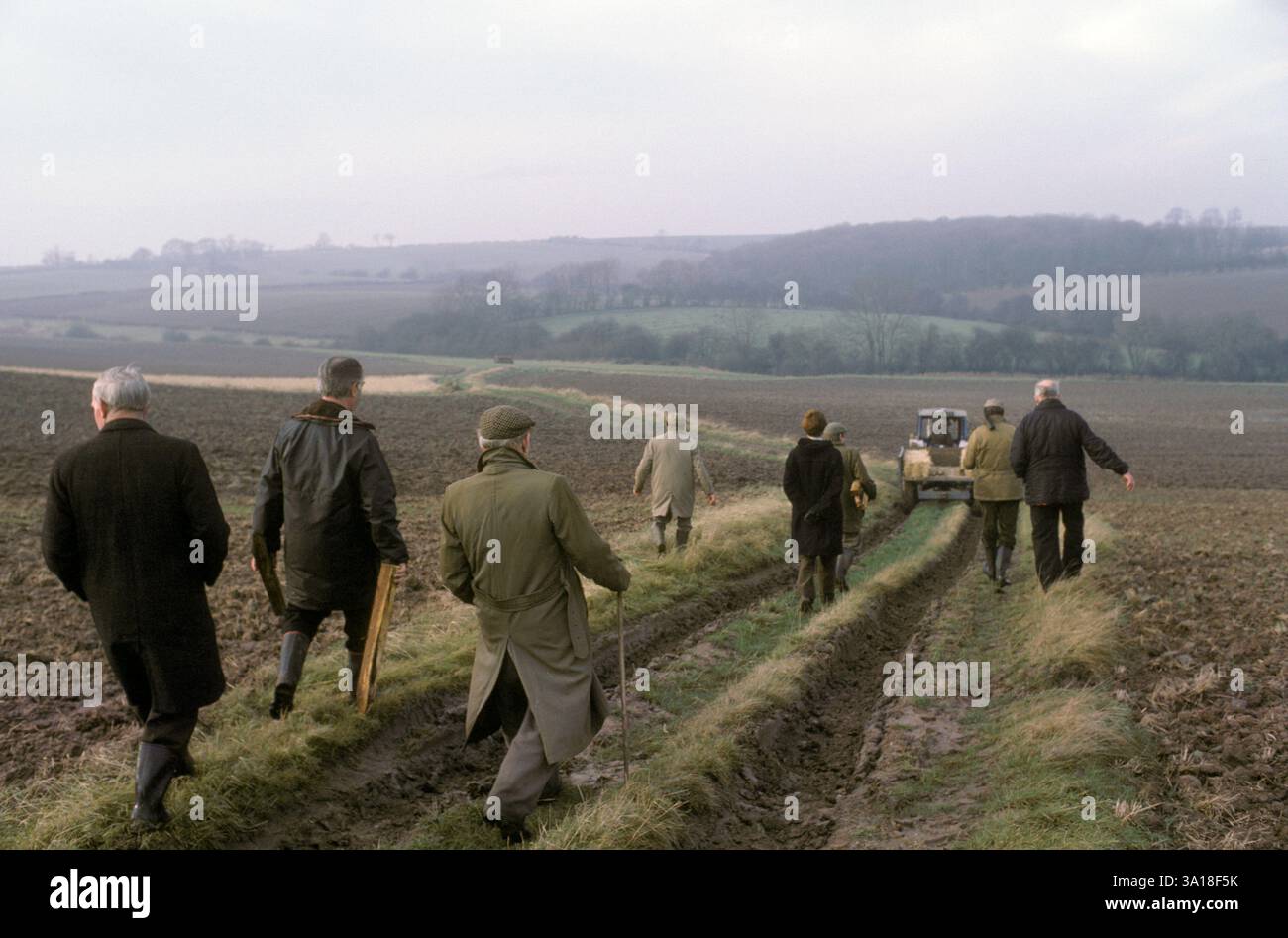 Medieval open field strip farming hi-res stock photography and images ...