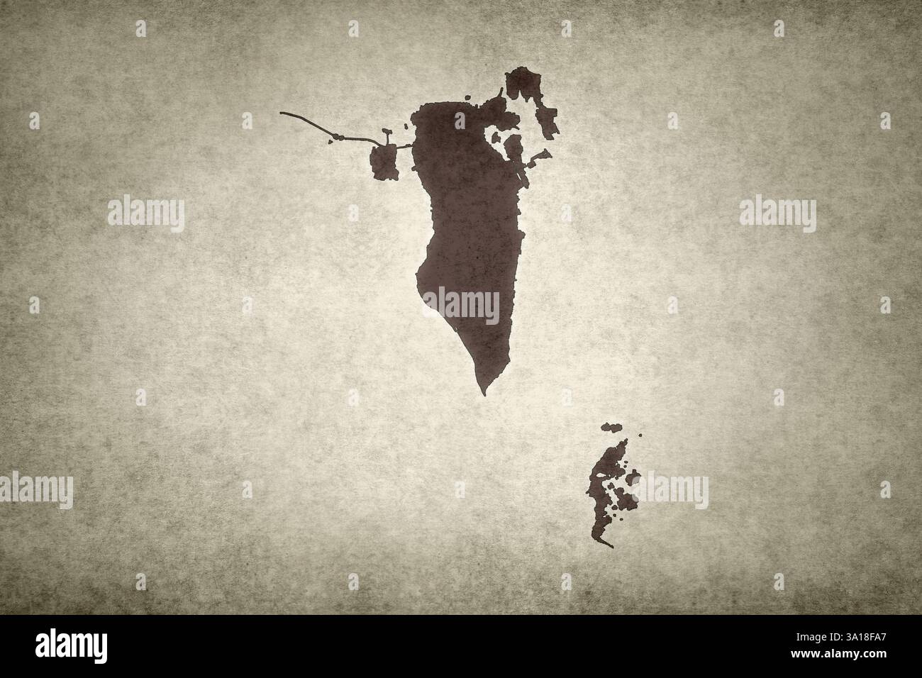 Map of bahrain hi-res stock photography and images - Alamy