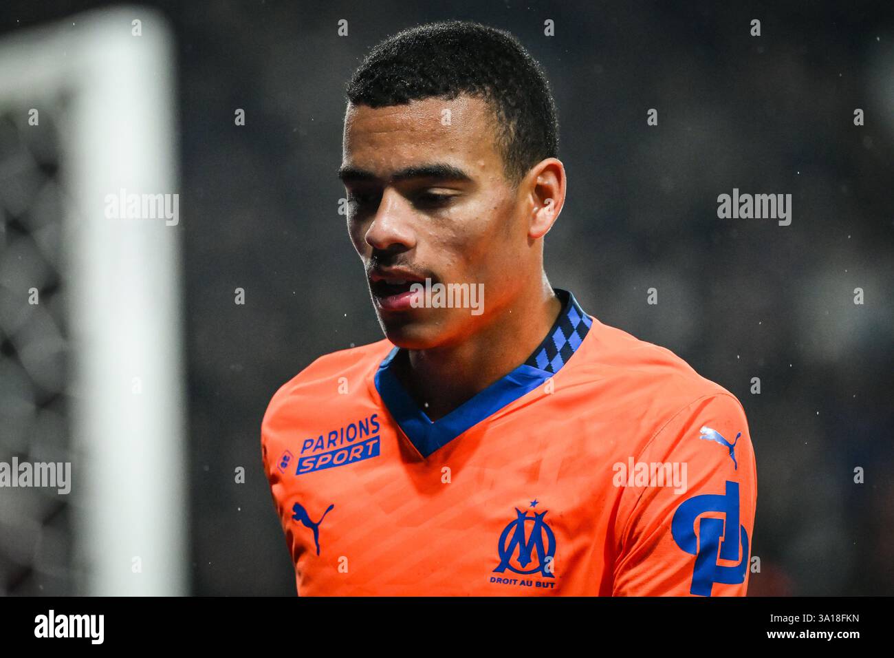 Angers, France. 09th Feb, 2025. Mason GREENWOOD of Marseille during the ...