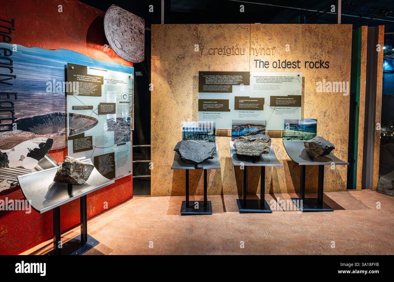 Rock display museum hi-res stock photography and images - Alamy