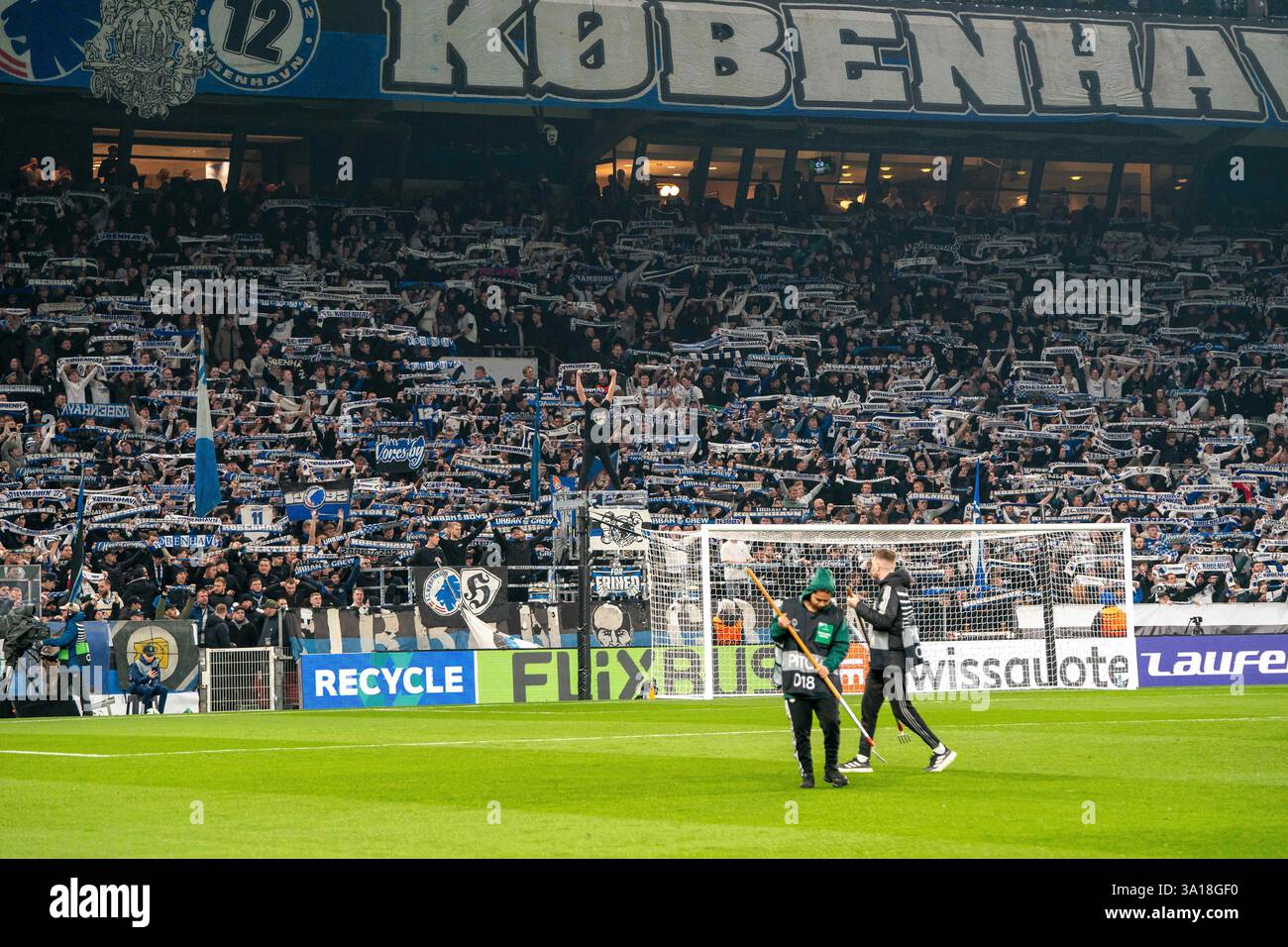 FC Copenhagen fans before the FC Copenhagen v Chelsea FC UEFA ...