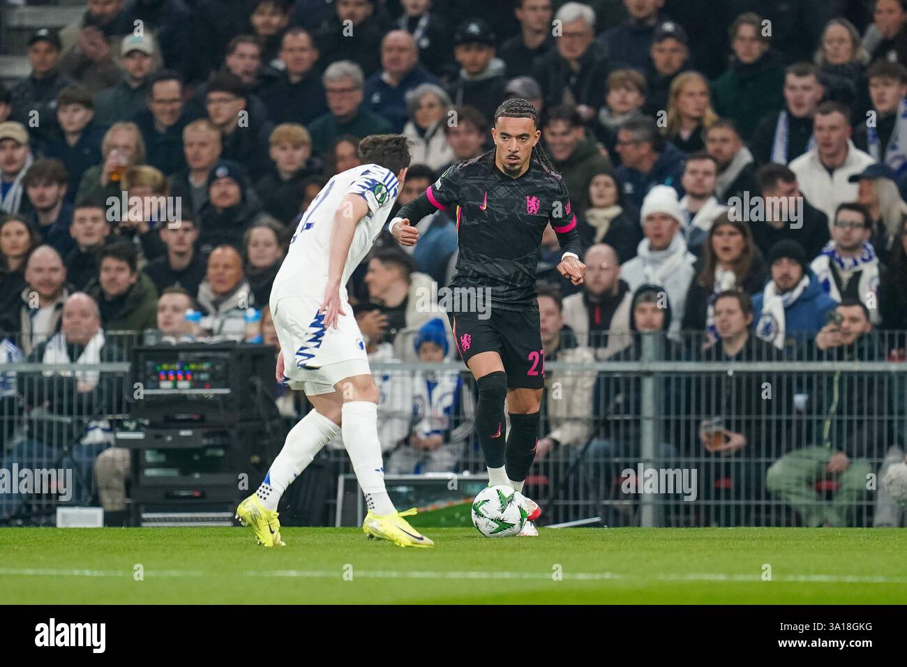 Copenhagen, Denmark. 06th Mar, 2025. Chelsea FC defender Malo Gusto (27 ...