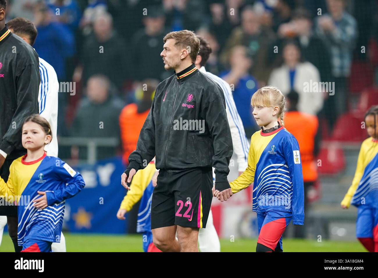 Copenhagen, Denmark. 06th Mar, 2025. Chelsea FC midfielder Kiernan ...