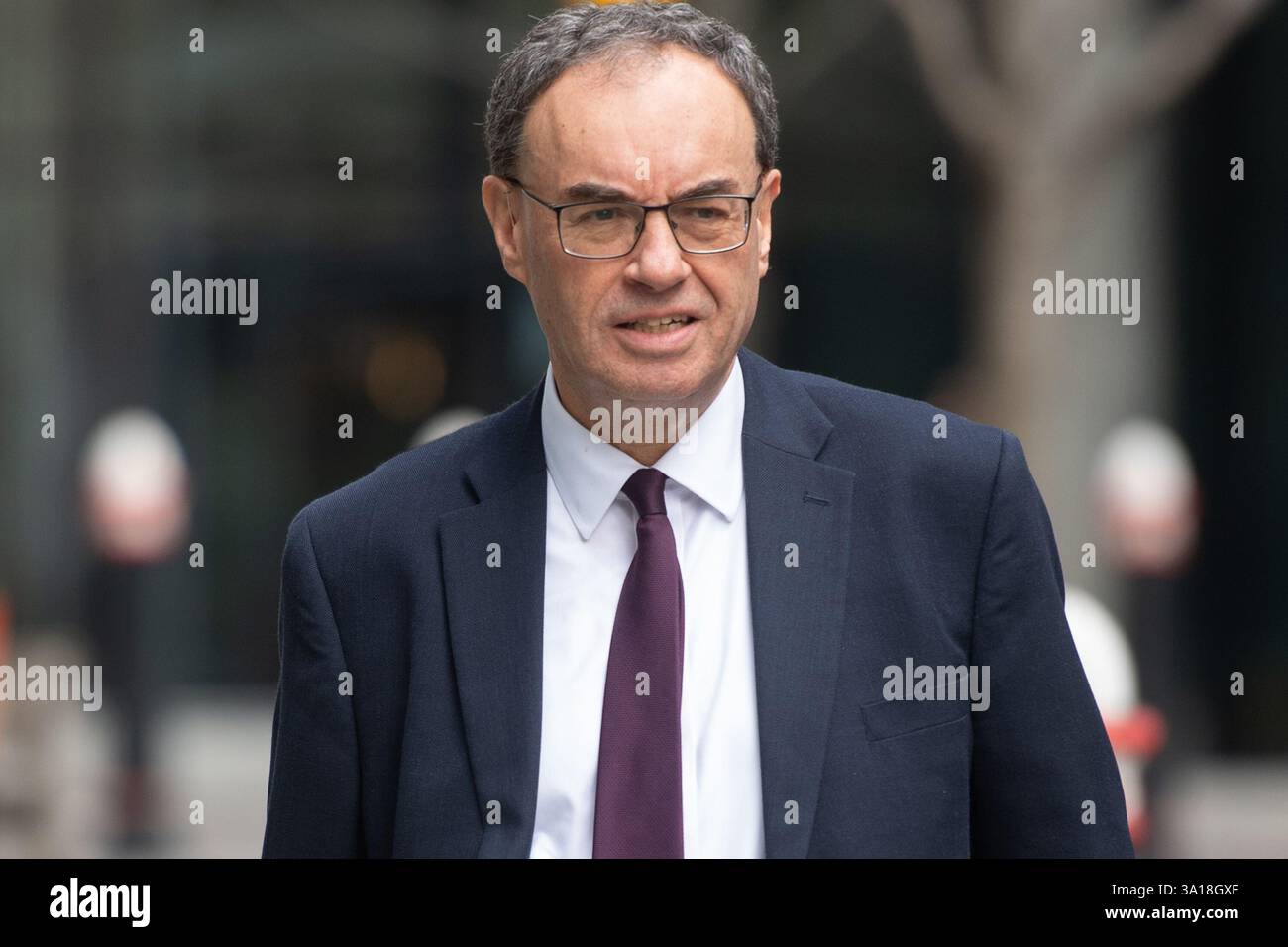 London, UK. 07 Mar 2025. Pictured: Bank of England Governor Andrew ...