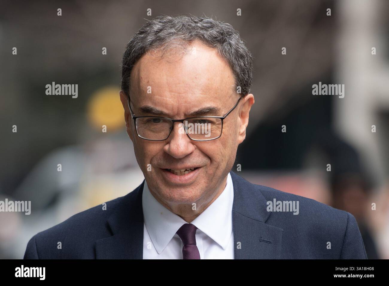London, UK. 07 Mar 2025. Pictured: Bank of England Governor Andrew ...