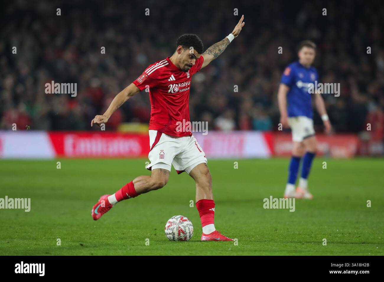 Nottingham, UK. 03rd Mar, 2025. Morgan Gibbs-White of Nottingham Forest ...