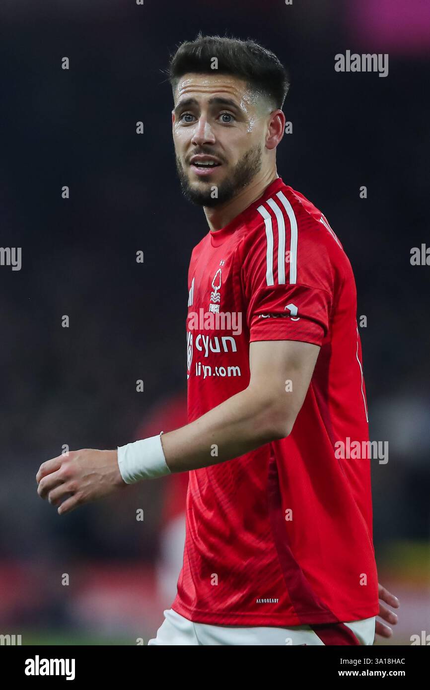 Nottingham, UK. 03rd Mar, 2025. Álex Moreno of Nottingham Forest during ...