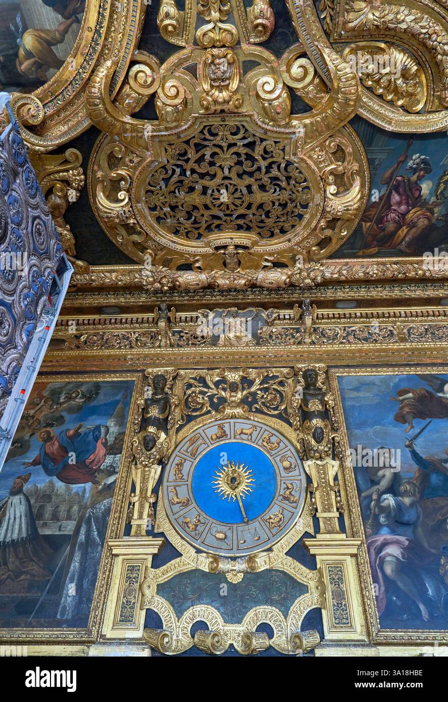 Impressive interior of Doge Palace Stock Photo - Alamy