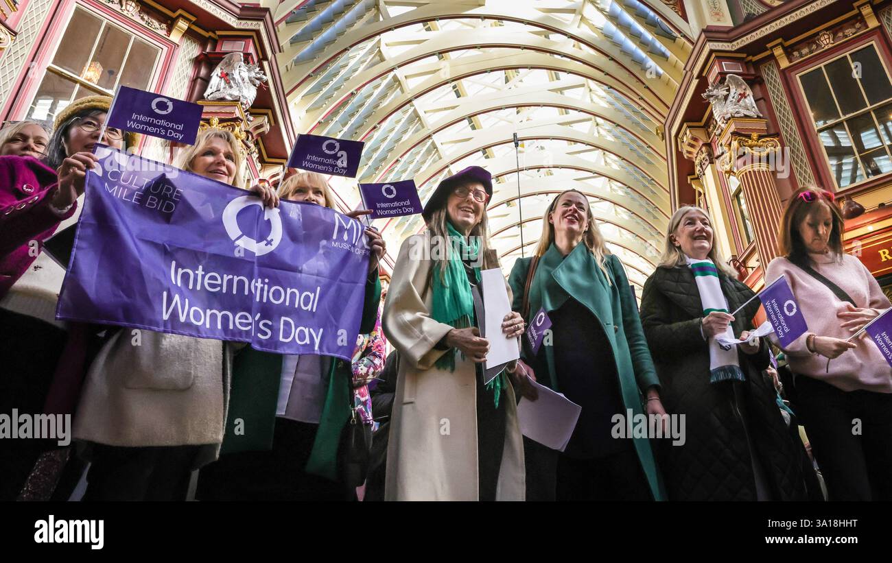 London, UK. 06 March 2025. Celebrating International Women's Day with ...