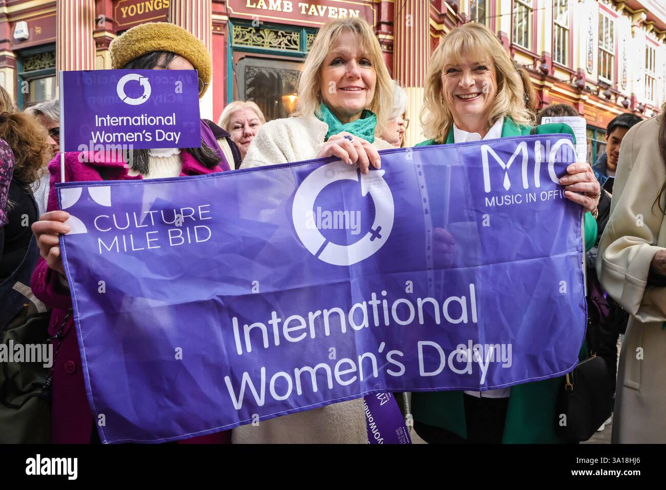 London, UK. 06th Mar, 2025. Celebrating International Women's Day with ...