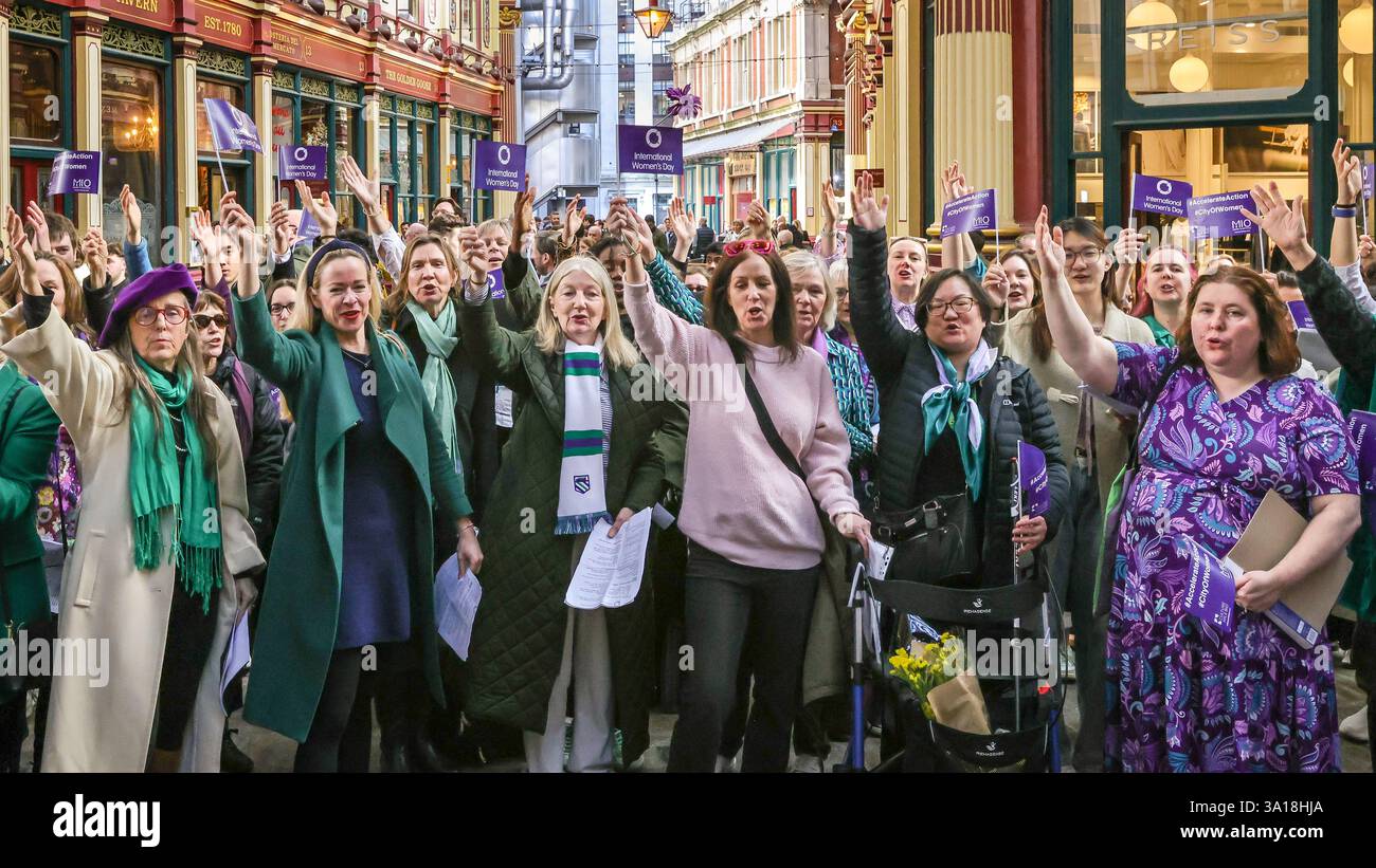 London, UK. 06 March 2025. Celebrating International Women's Day with ...
