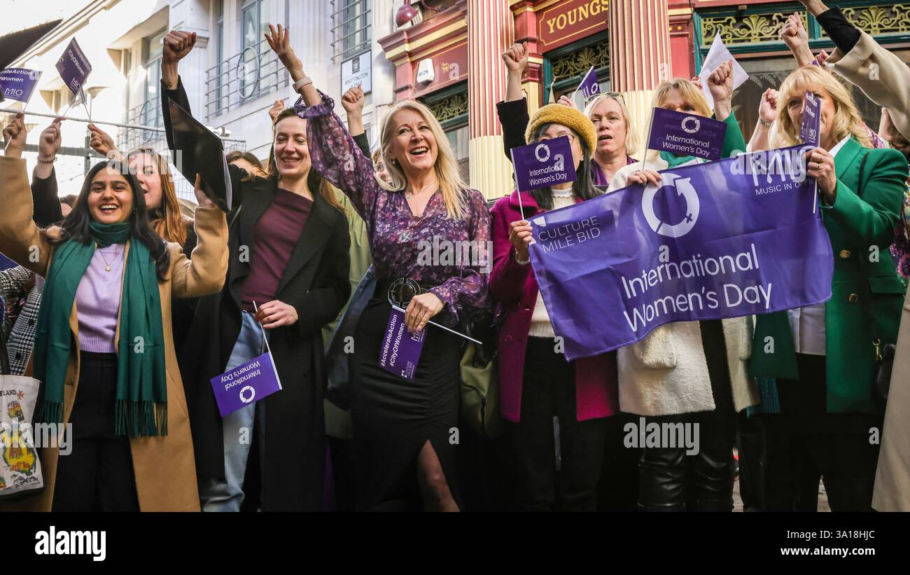 London, UK. 06th Mar, 2025. Celebrating International Women's Day with ...