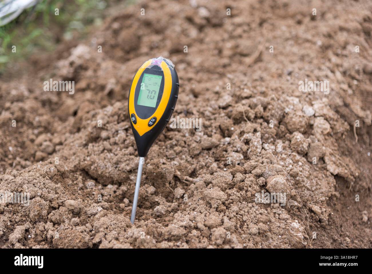 Check pH value in Planting soil Stock Photo - Alamy
