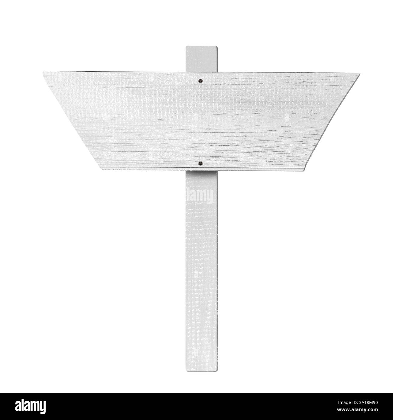 Wooden pointer with board on white background Stock Photo - Alamy