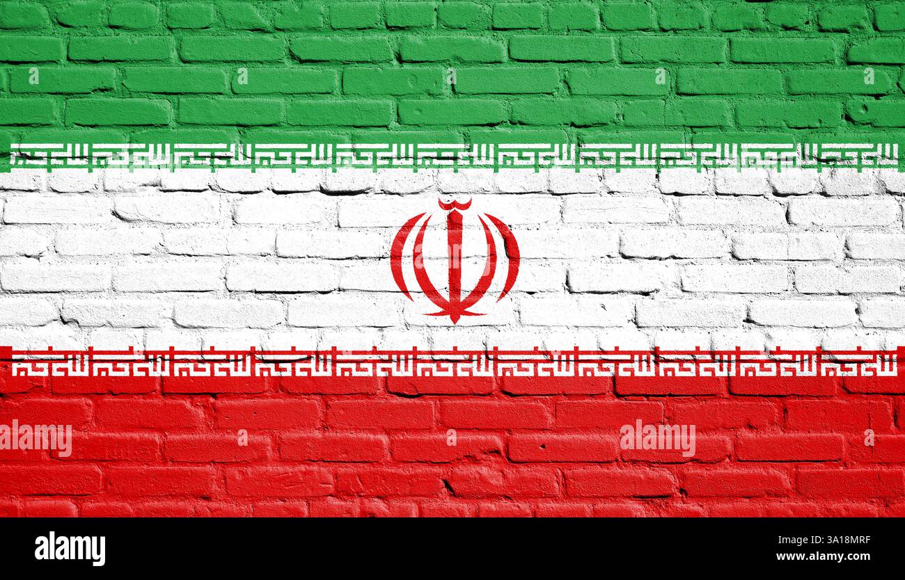Painted flag iran hi-res stock photography and images - Alamy