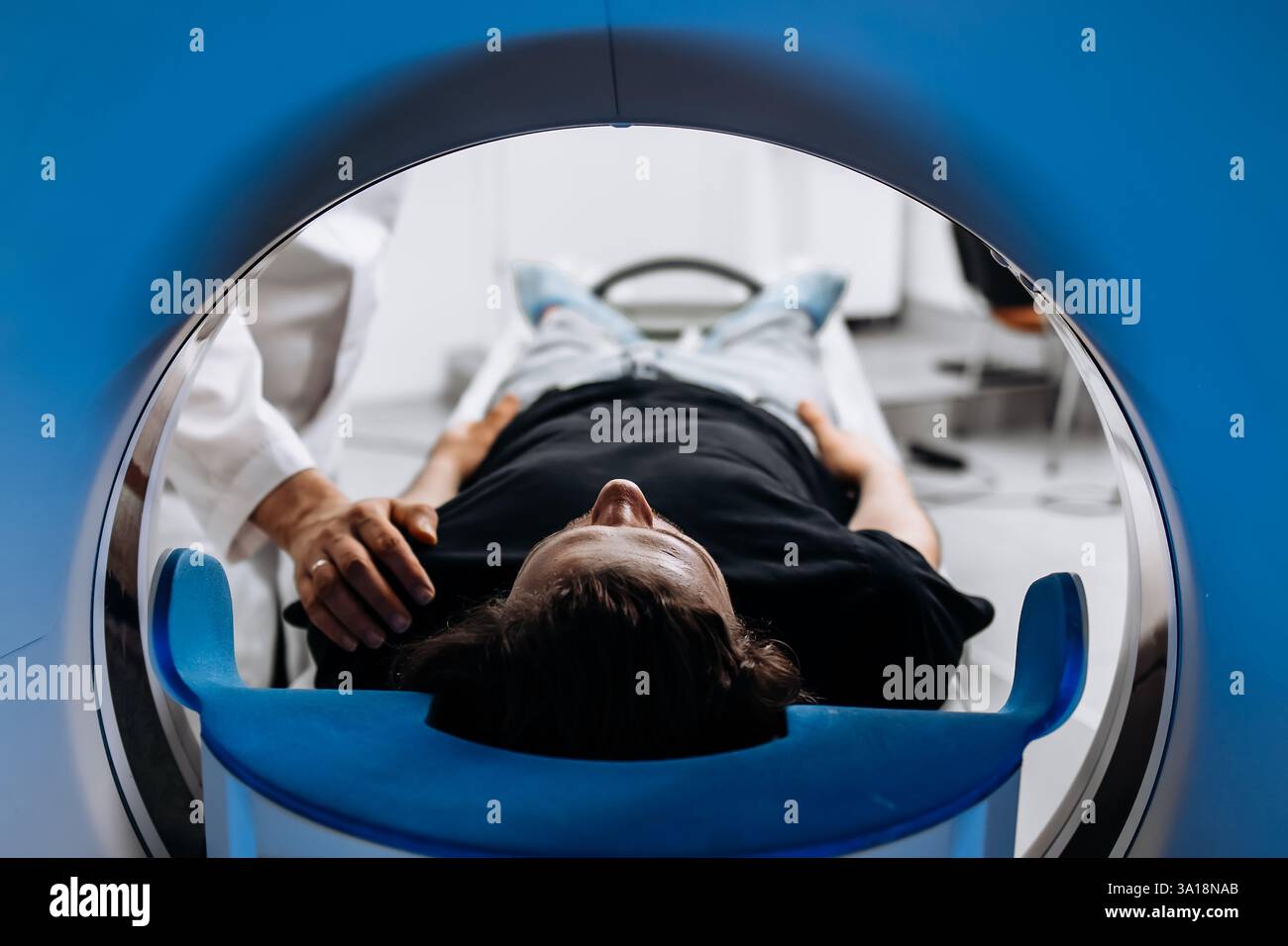 After the MRI procedure, the patient receives doctor's recommendations ...