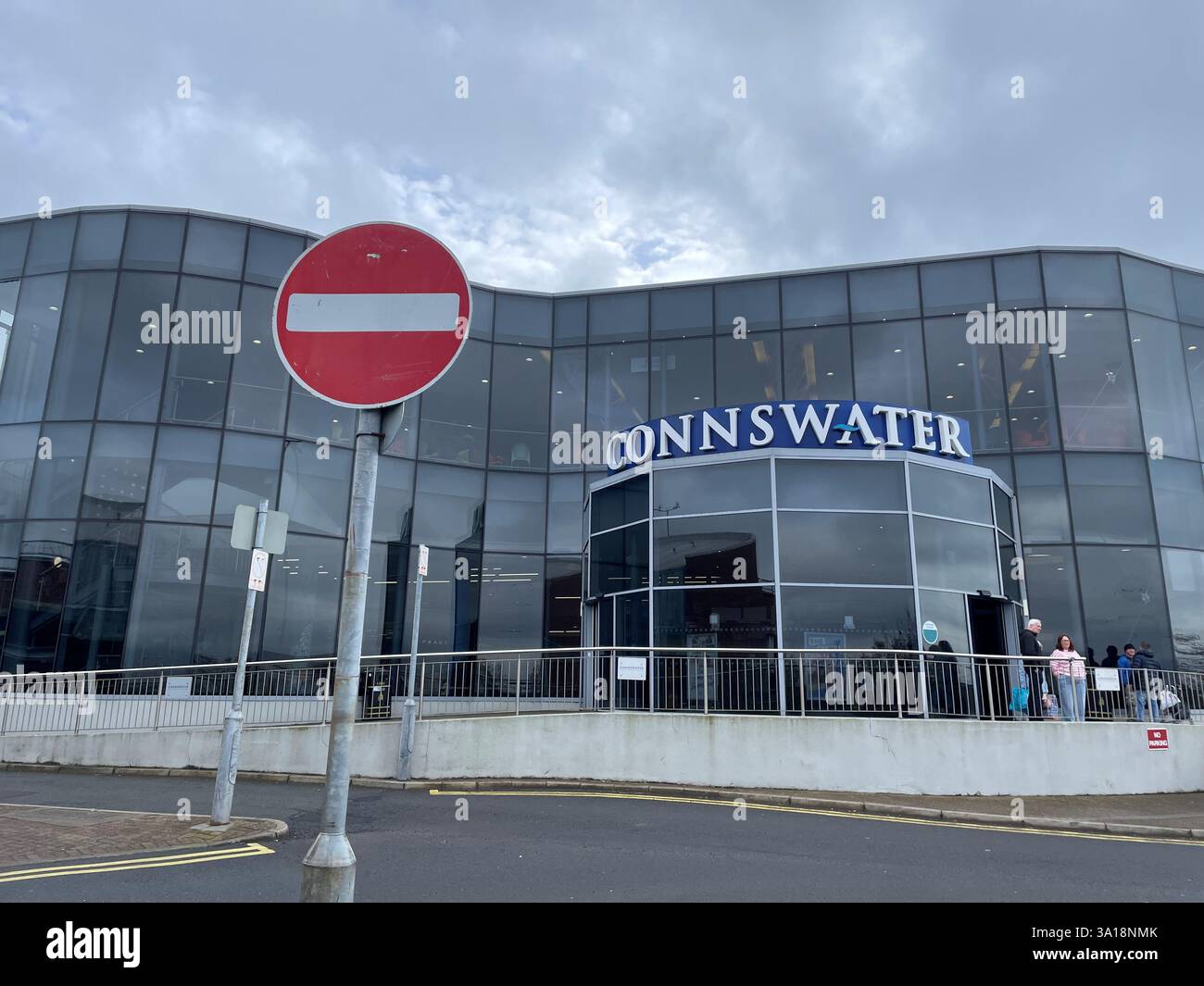 The Connswater shopping centre in east Belfast after it was announced ...