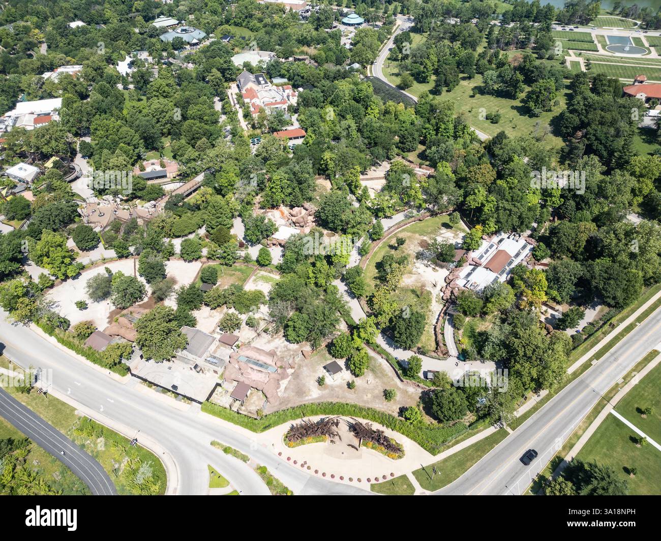 Animals Always Sculpture, Saint Louis Zoo, St Louis, MO, USA Stock ...