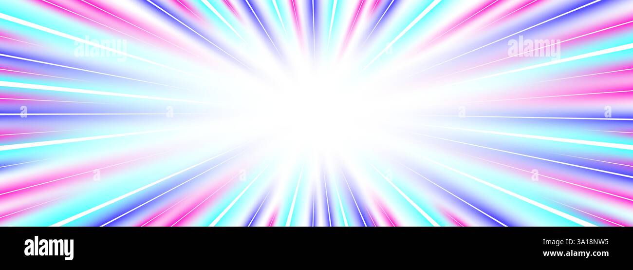 High speed racing effect with neon glow. Fast moving purple blue motion ...