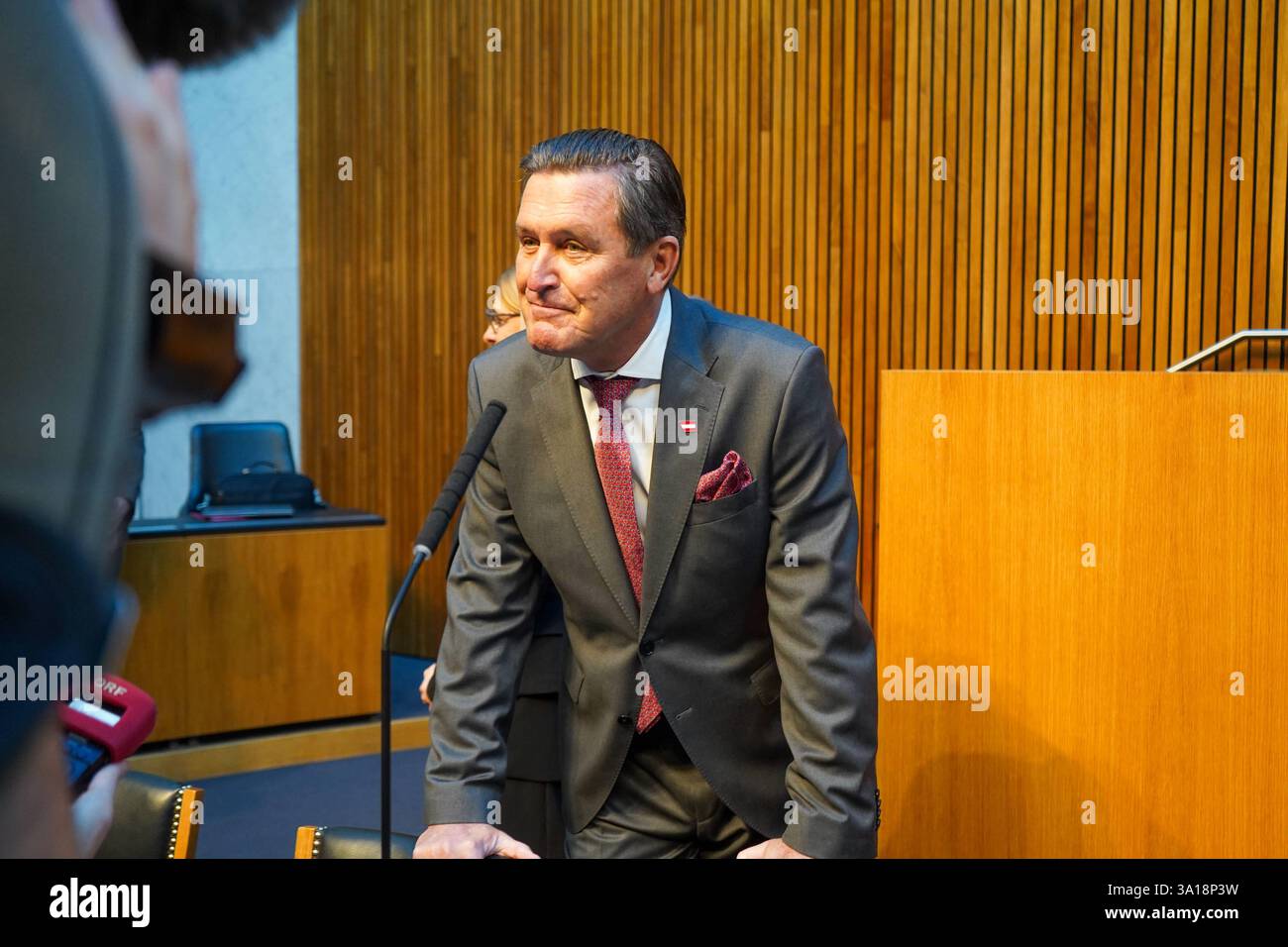 Wien, Europa, 7. März 2025, Nationalratssitzung - neue Bundesregierung ...