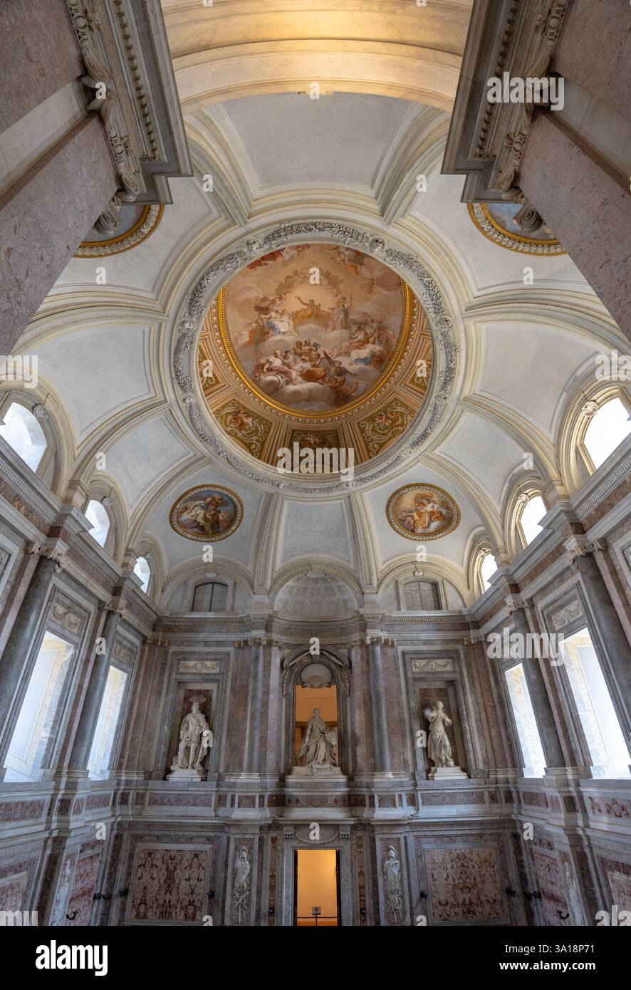 Caserta, Italy - May 24, 2024: The Interiors of Caserta Castle in Italy ...