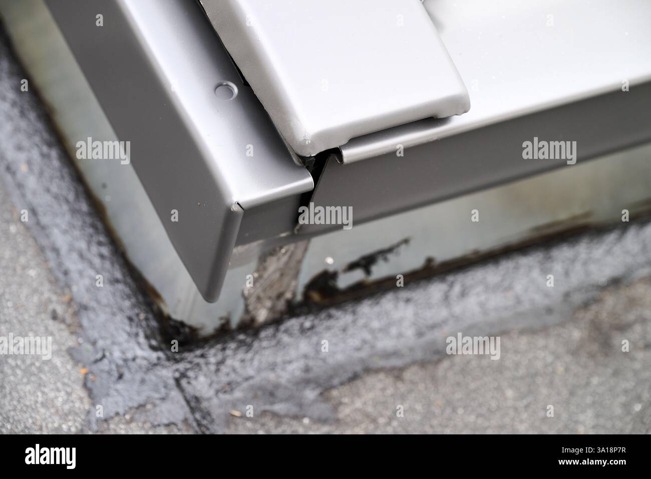 Repair and fixing window from roof with waterproof technology Stock ...