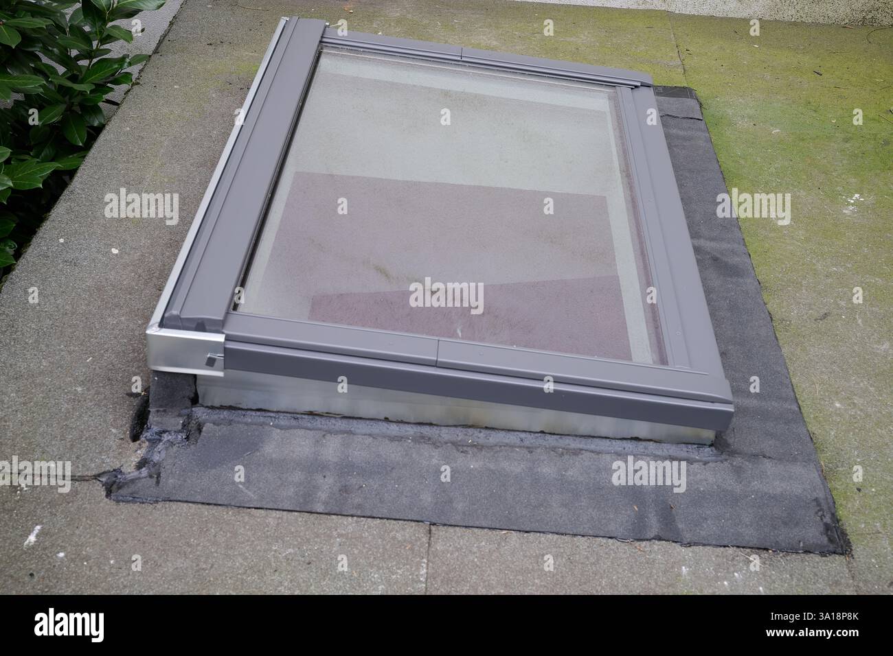 Repair and fixing window from roof with waterproof technology Stock ...