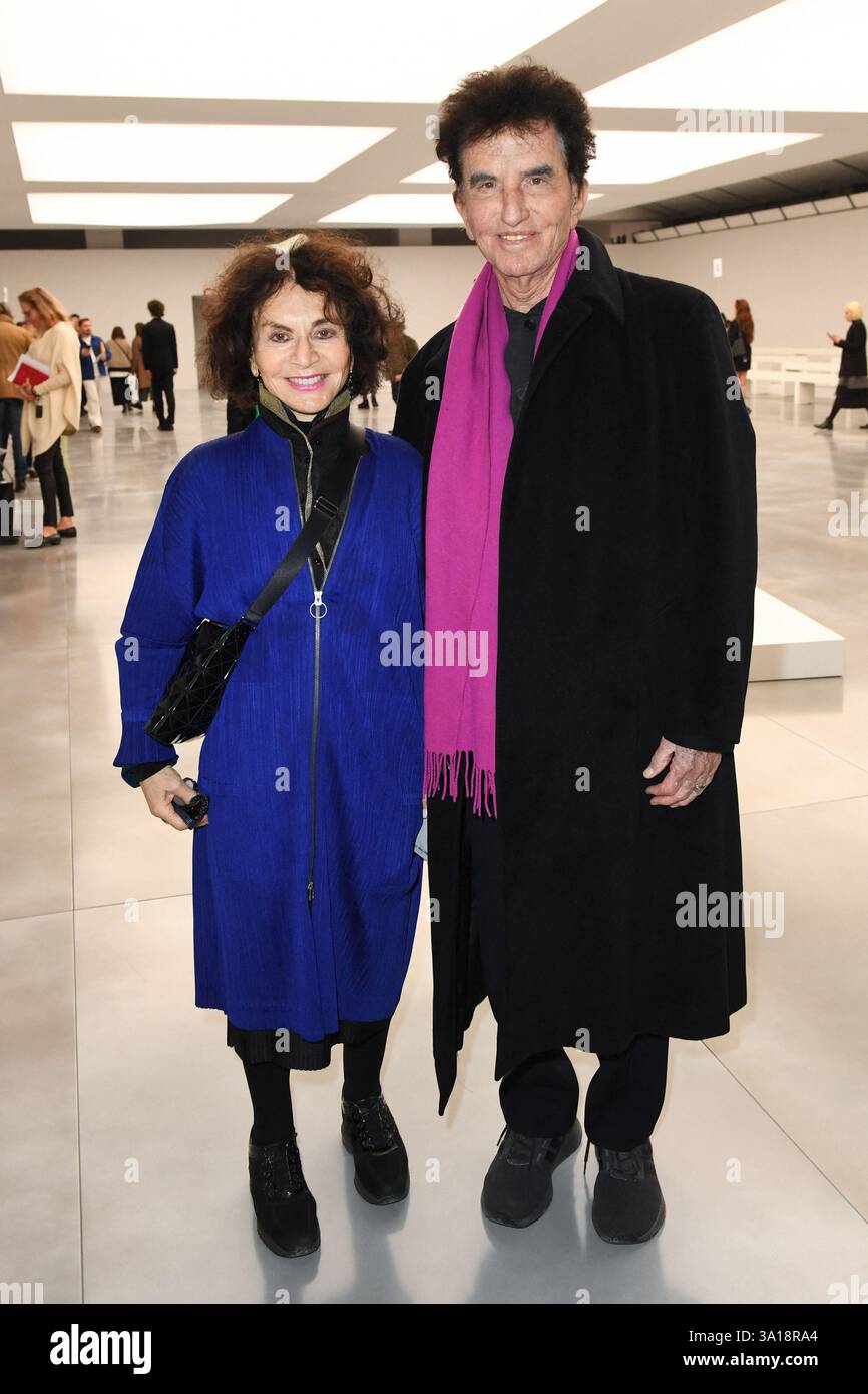 Monique Buczynski and Jack Lang attending the Issey Miyake Womenswear ...