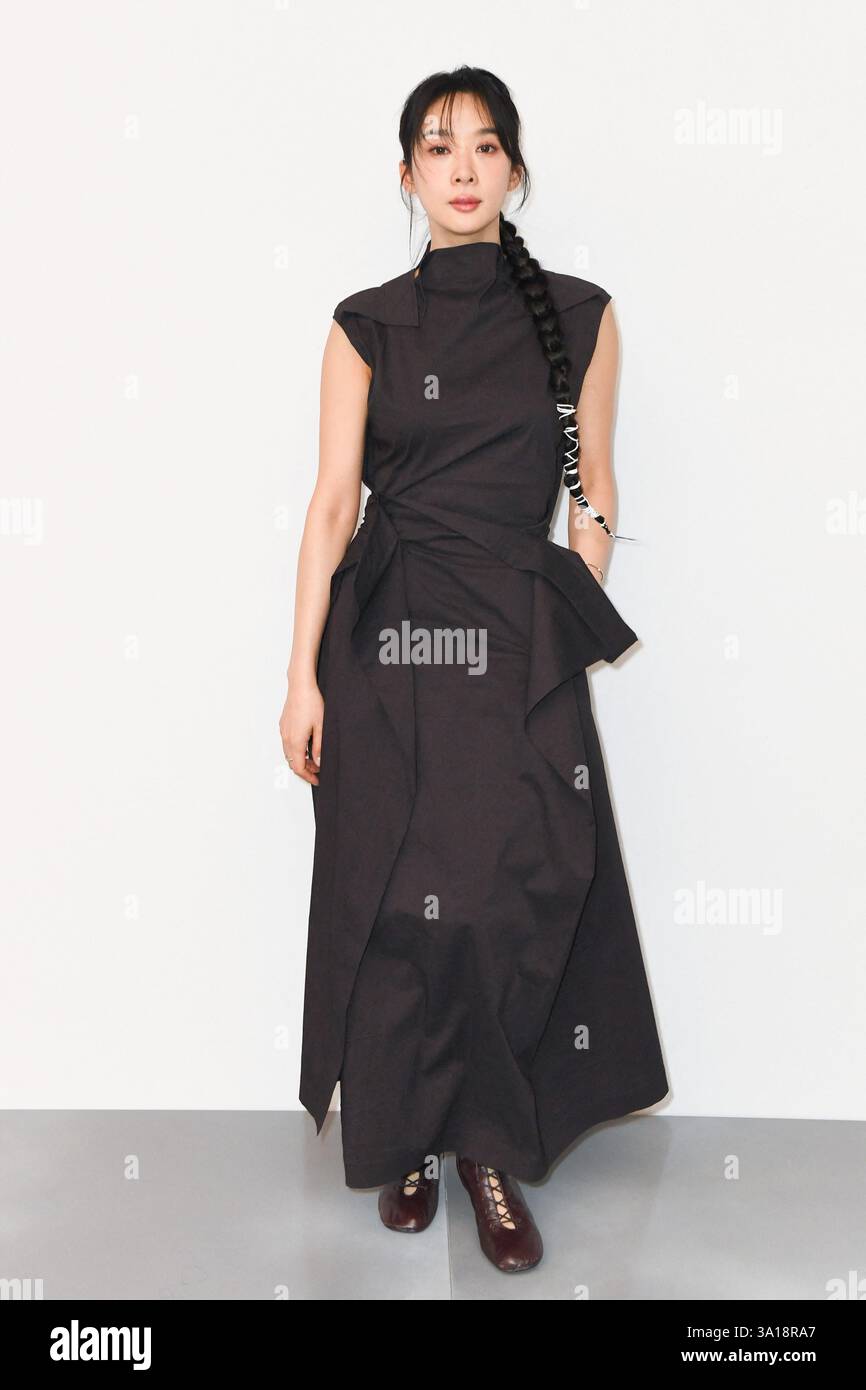 Chung Ah Lee attending the Issey Miyake Womenswear Fall/Winter 2025 ...