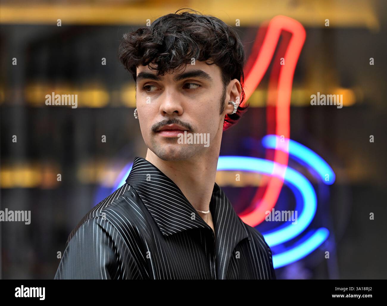 Prague, Czech Republic. 07th Mar, 2025. Singer Adam Pavlovcin alias ...