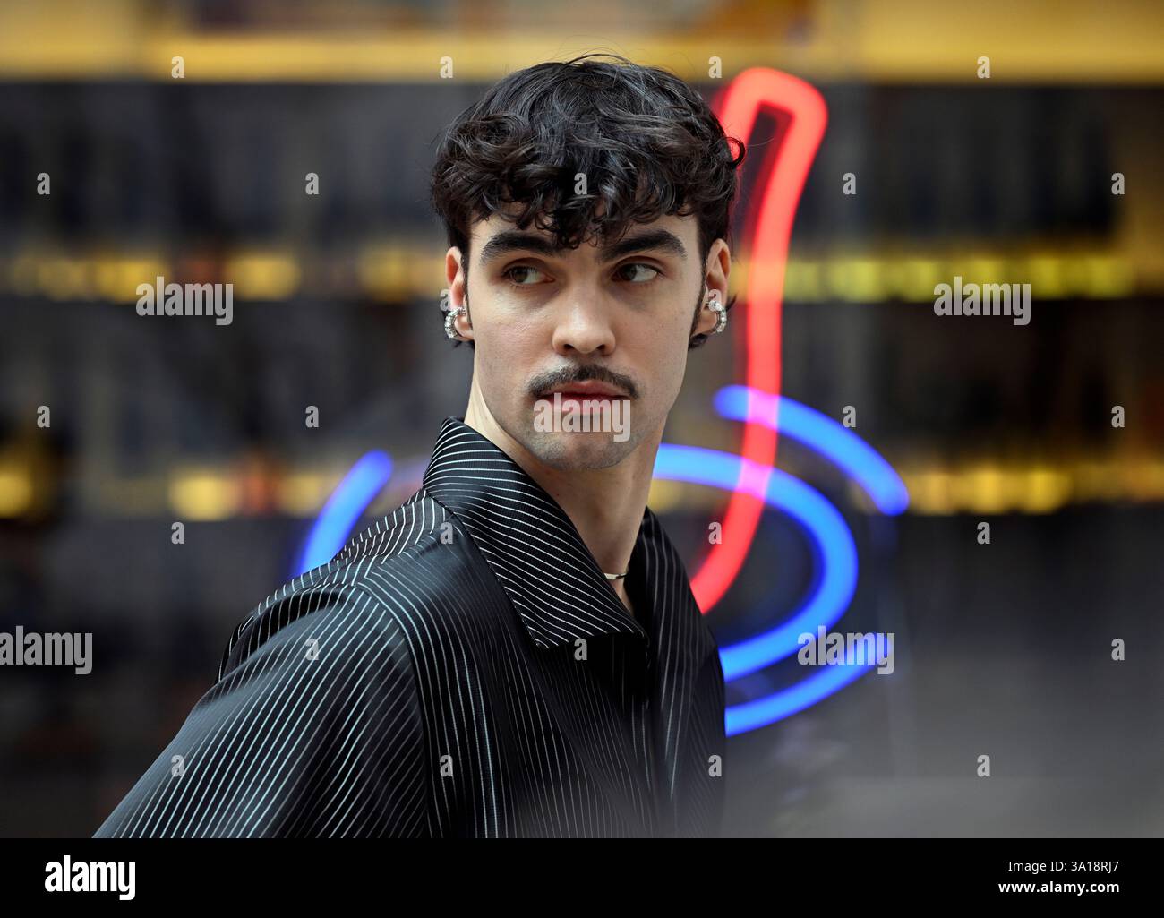 Prague, Czech Republic. 07th Mar, 2025. Singer Adam Pavlovcin alias ...