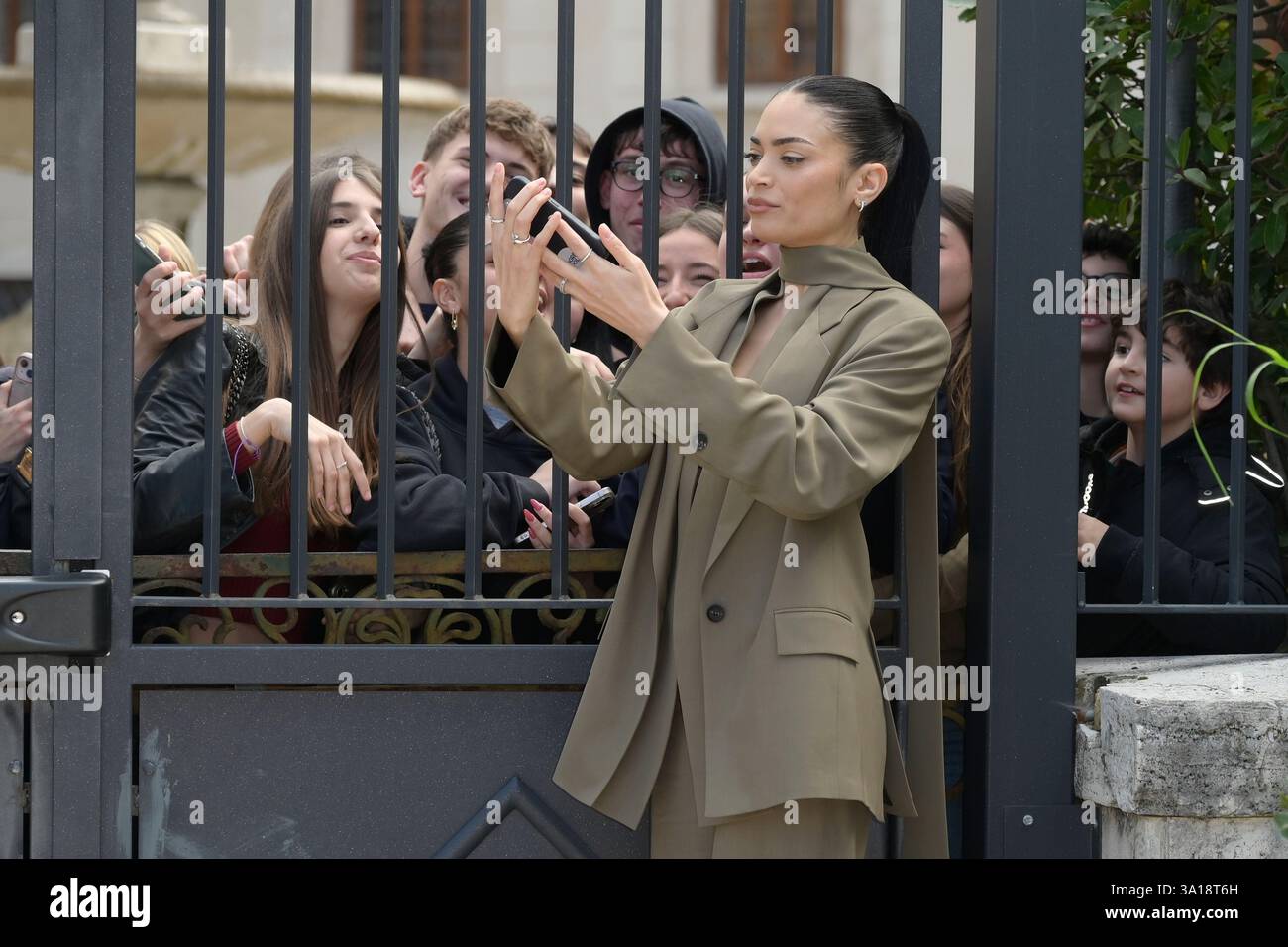 Rome, Italy. 07th Mar, 2025. Elodie attends the photocall of the movie ...