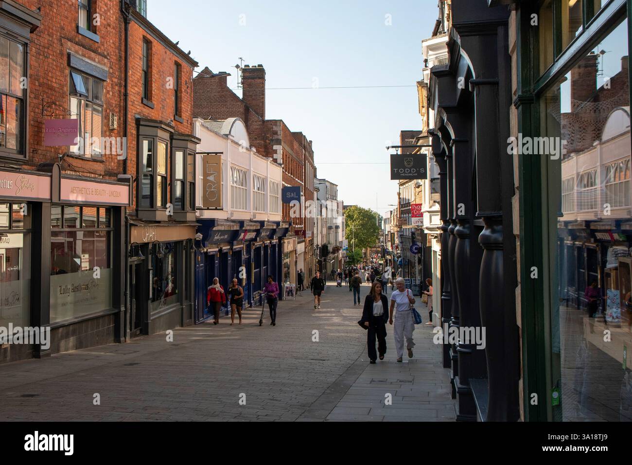 High street lincoln history hi-res stock photography and images - Alamy